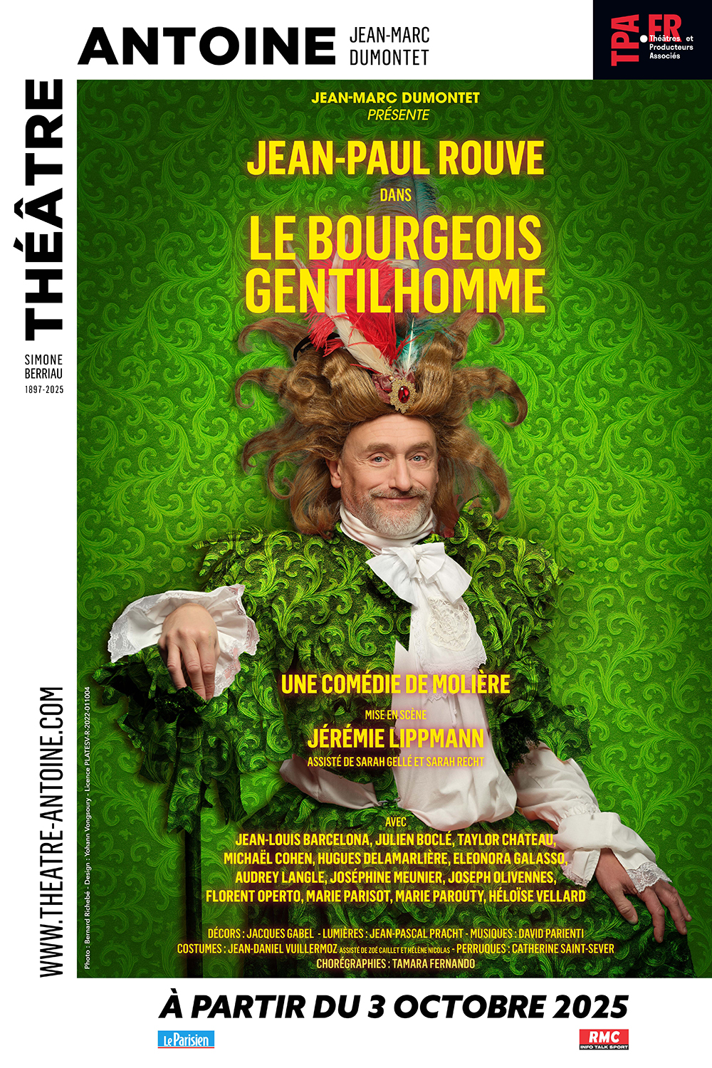 Le Bourgeois Gentilhomme - Théâtre Antoine Paris